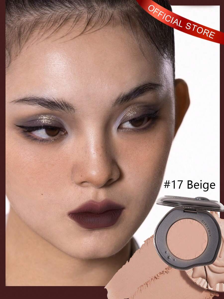 GIRLCULT Emotion Blush #17 Beige,Matte Bouncy Blush Makeup Powder,Oil ...