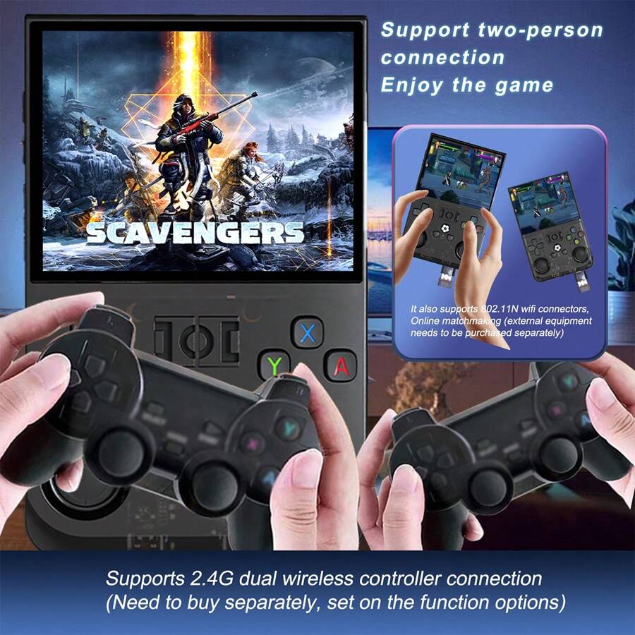 R36Pro Retro Handheld Gaming Console Linux System Support Wifi Portable ...