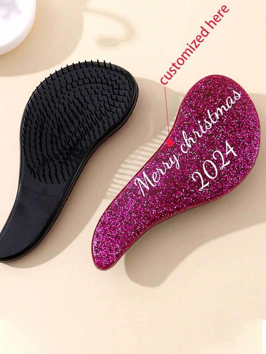 1pc Comb Women's Curling Comb Home Tt Comb Air Cushion Massage Hair ...