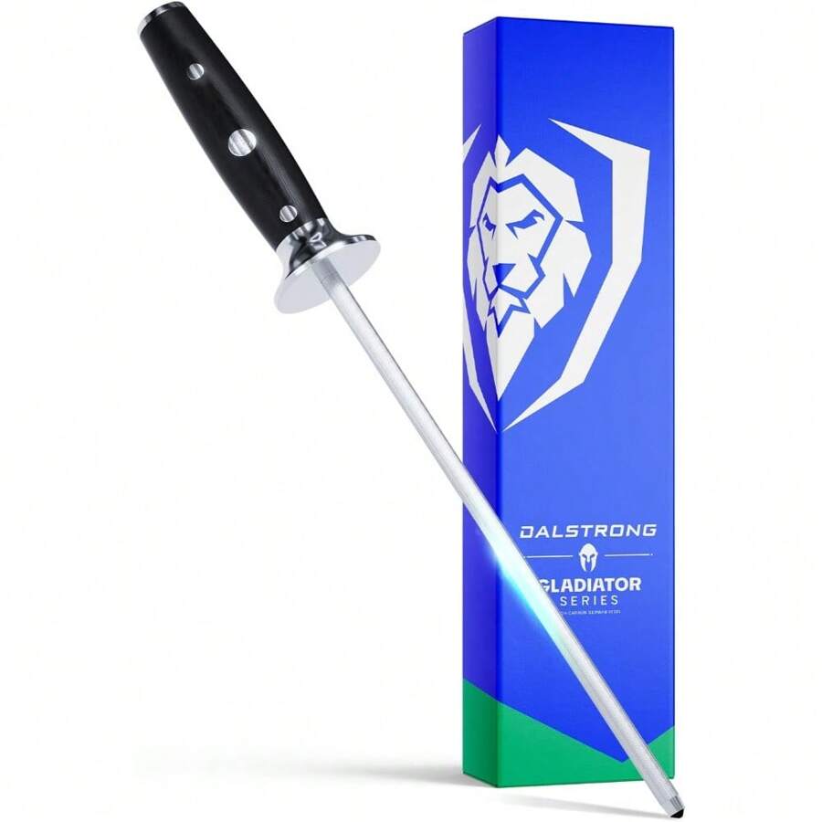 Honing Rod - 10 Inch - Stainless Steel - G10 Garolite Handle - Kitchen ...