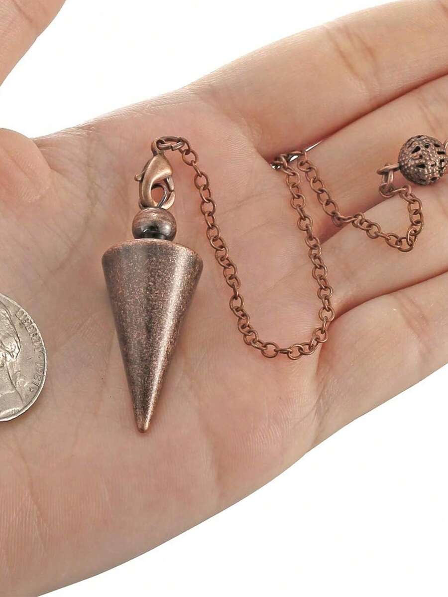 1PC Antique Metal Copper Pendulum For Divination Dowsing Wicca ...