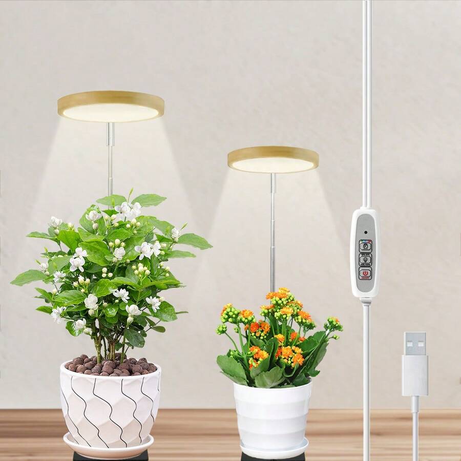 Plant Grow Light For Indoor Plant,Bamboo Mini LED Grow Light Garden ...