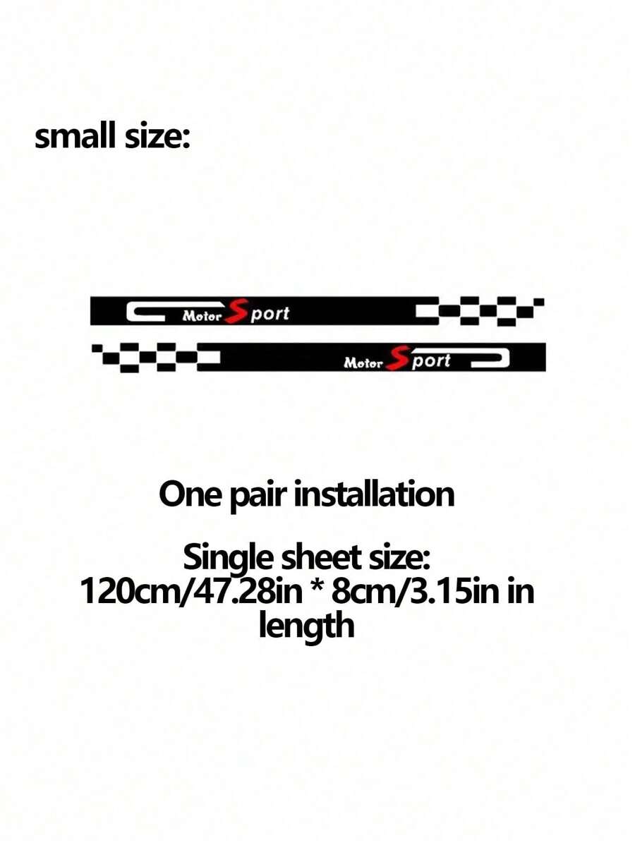 Universal Car Side Skirt Stripe Sticker, Personalized Sports ... Universal Car Side Skirt Stripe Sticker, Personalized Sports ...