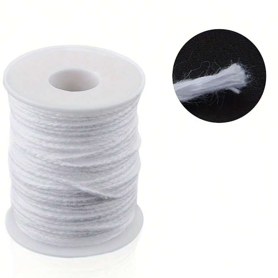 1 st. 2401,57 inch rookloze lont, geschikt voor olielampen, zelfgemaakte kaarsenlonten ...