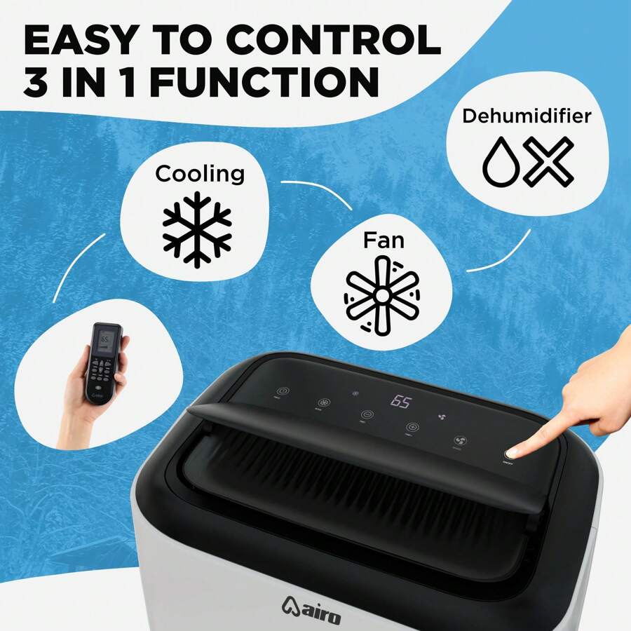 Portable Air Conditioner 6000 BTU (8000 BTU ASHRAE), Standing AC Unit ...