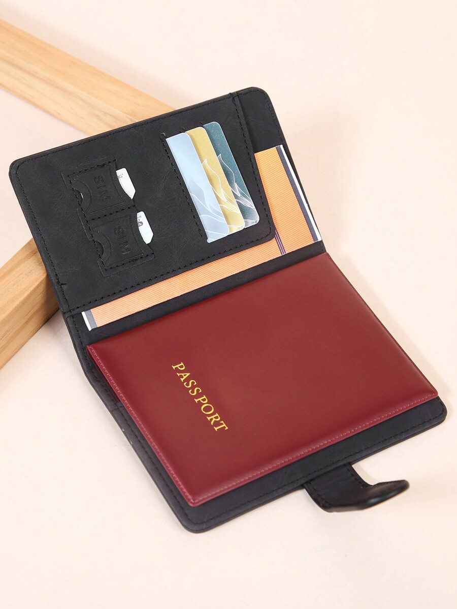 Fashion Multi-Function Travel Business Passport Clip, Boarding Pass ...