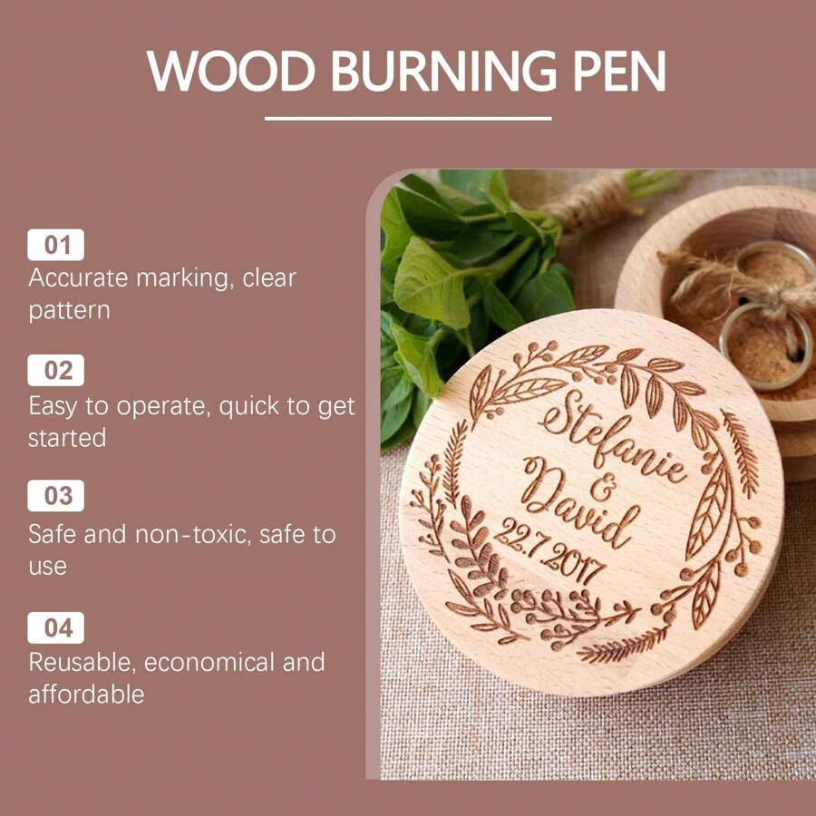 Wood Burning Pen, Wood Marking Branding Pen For Children Handmade DIY ...