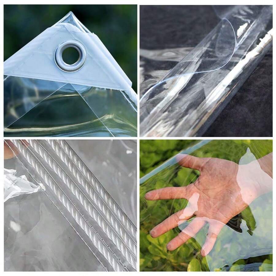 Bâches transparentes robustes et imperméables de 14 mm, bâche ...