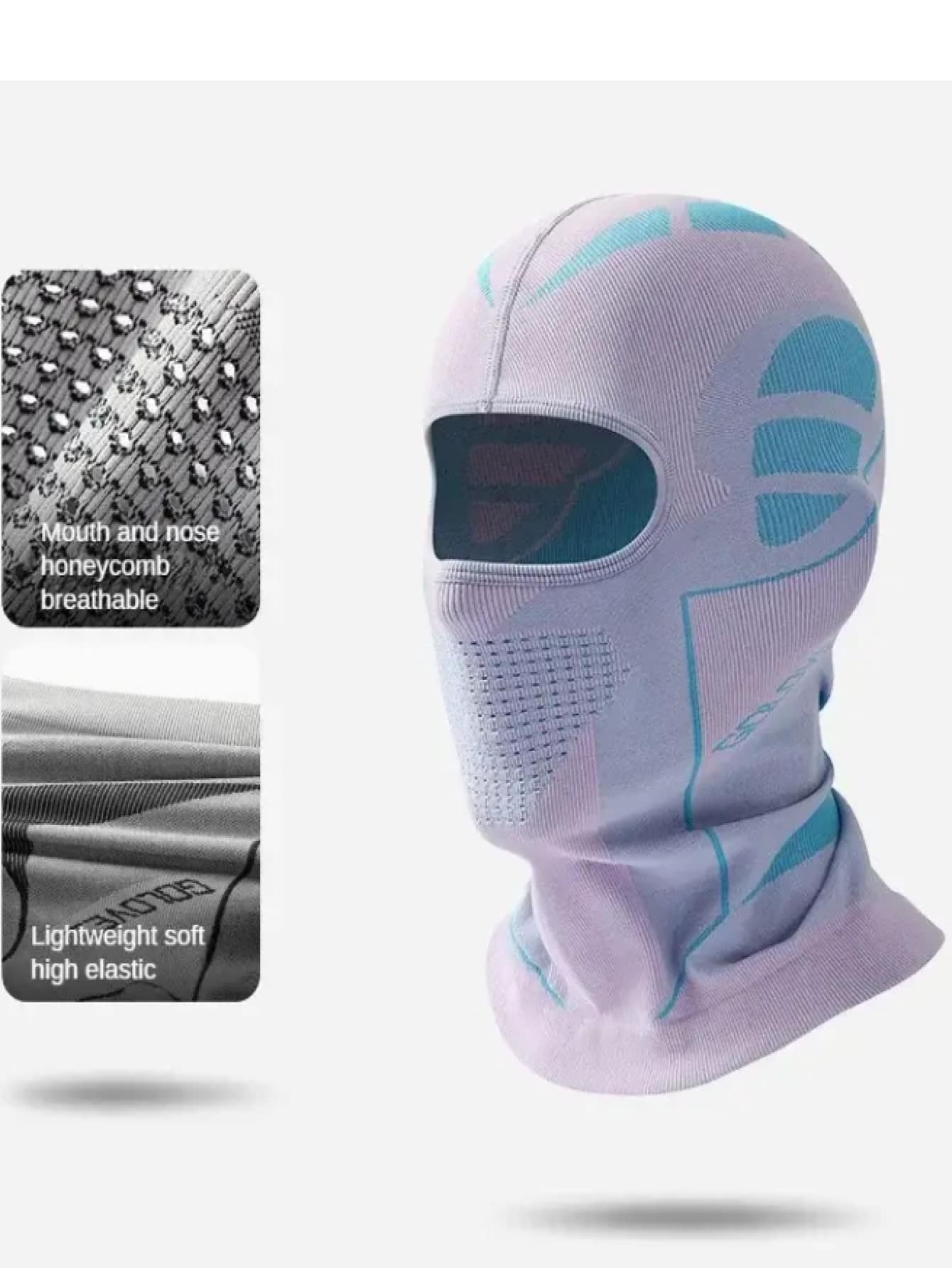 Men Cold-Proof Thermal Scarf Winter Ski Hat Balaclava Full Face Mask ...