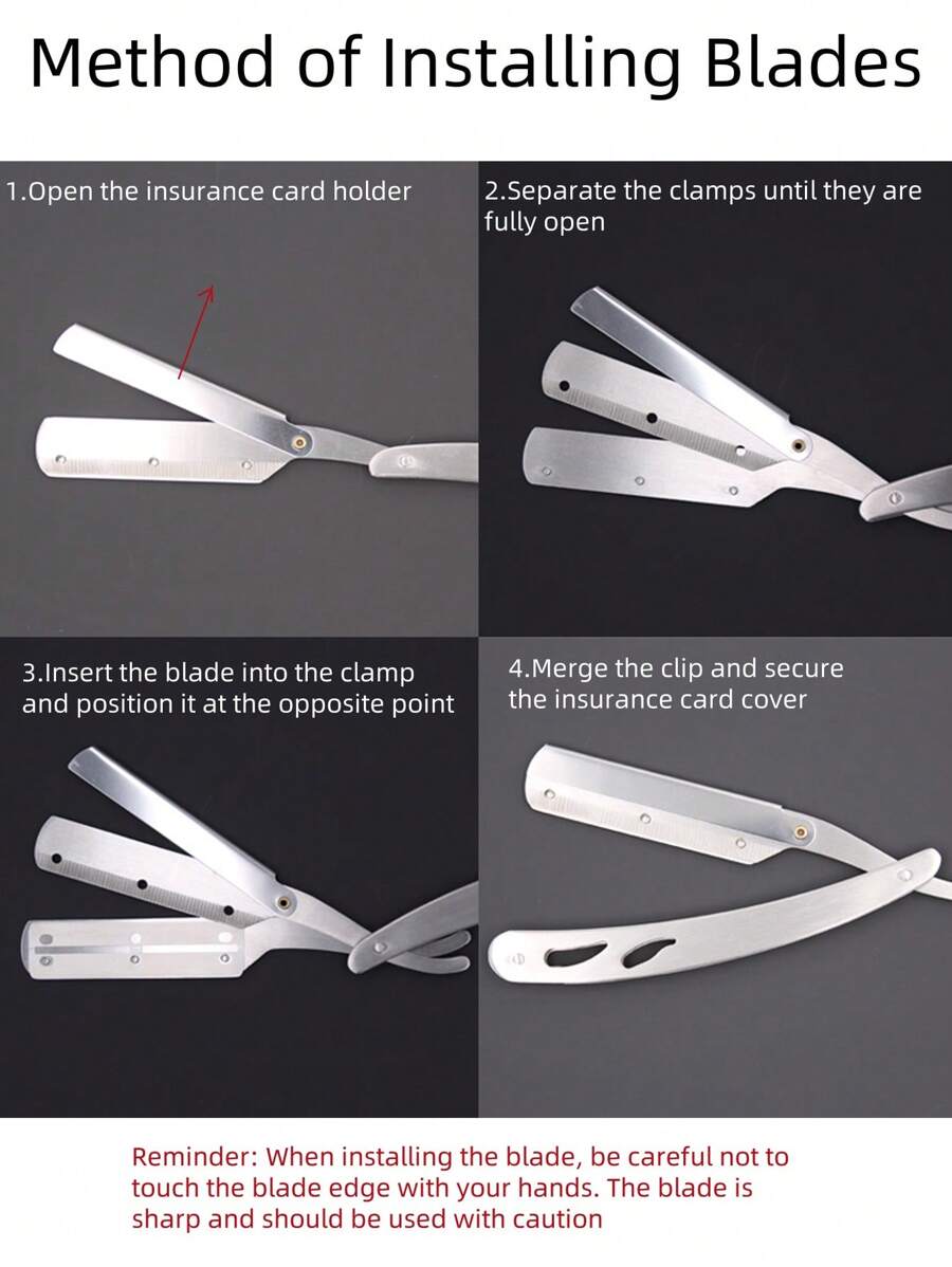 Hairdressing And Barbershop Blade Changing Professional Razor Used For ...