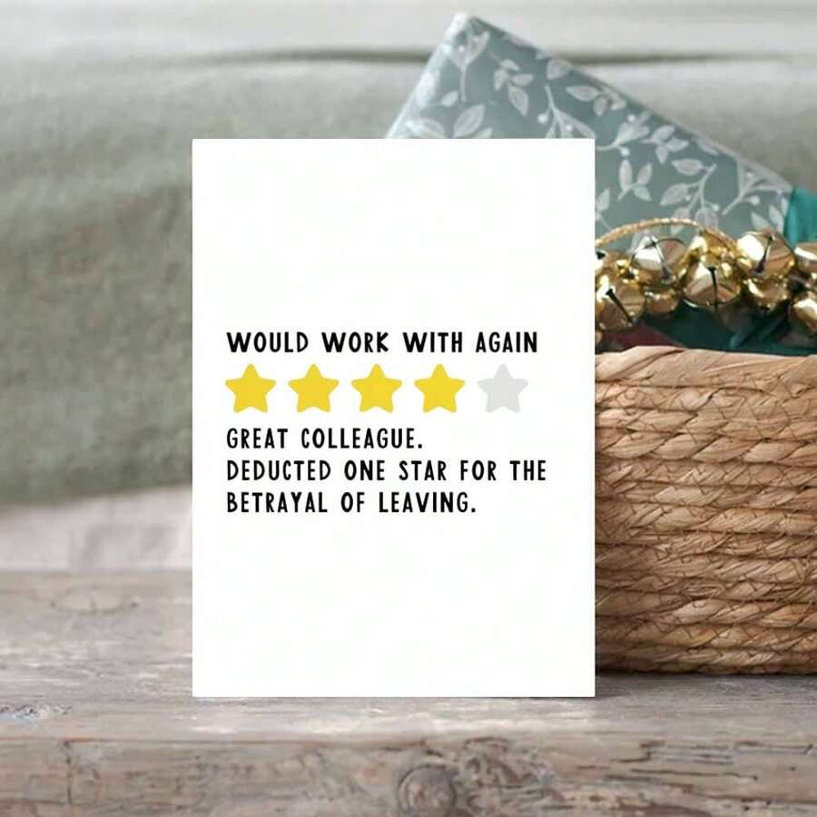 Vertrekkaart, Afscheidskaart, Gelukskaart, Pensioenkaart, Nieuwe baan ...