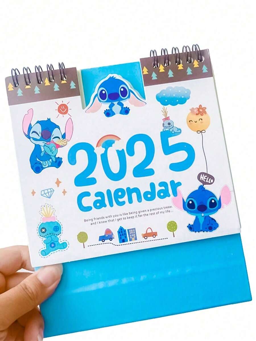Disney 1Pc Stitchs 2025 Cartoon Creative Vertical Desk New Year ...
