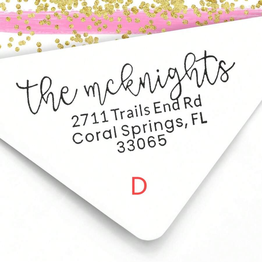 Personalized Signature Logo Press Stamp Stamped Black Imprint ...