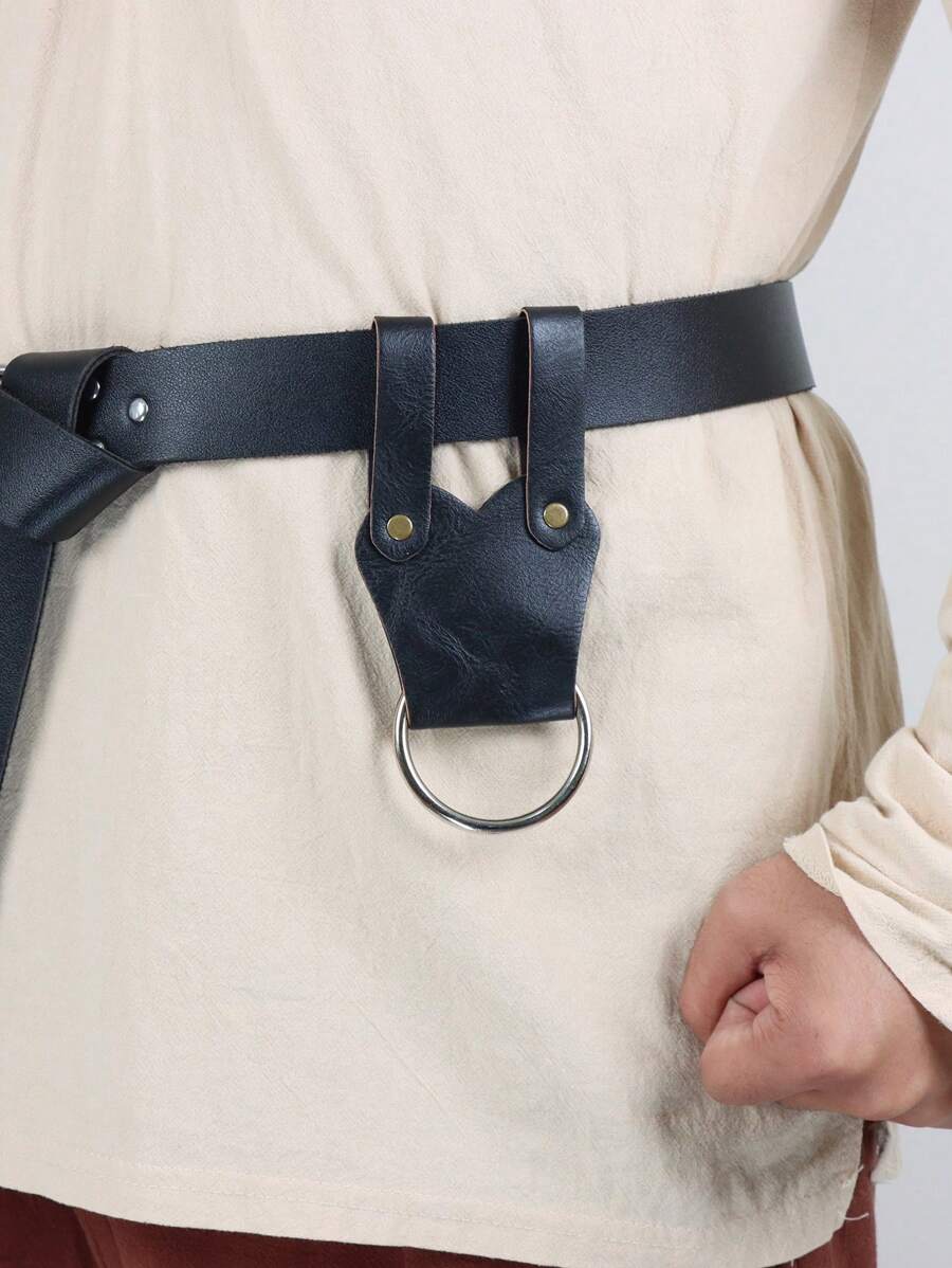 PU Leather Rapier Knight Sword Holster Sword Frog LARP Medieval Sword ...