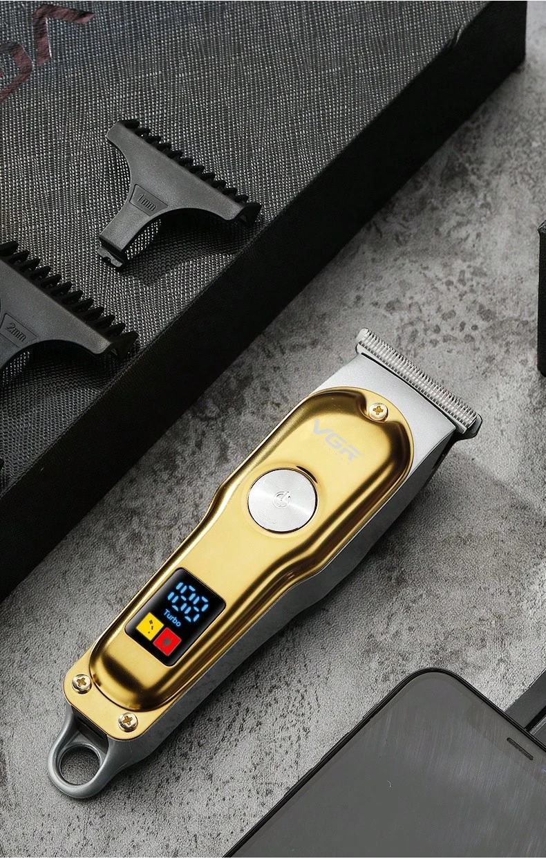 VGR VGR Hair Clipper Portable Cordless Hair Trimmer Digital Display ...