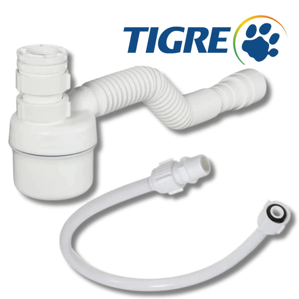 Tiger Cup Siphon Adjustable Bellows Siphon + Flexible Hose Coupling 1/2 ...