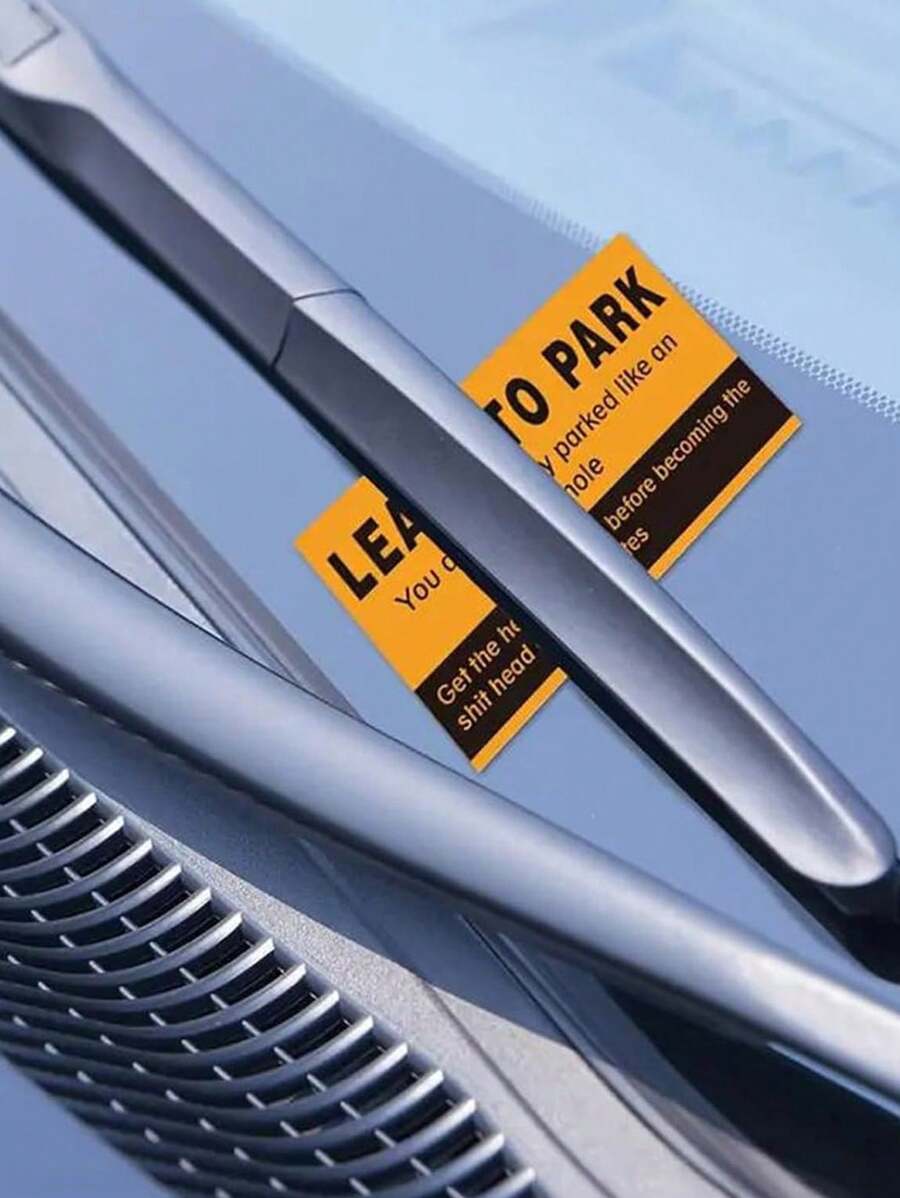 50 Parking Warning Cards Per Pack, Fun Parking Cards, Learning Parking ...