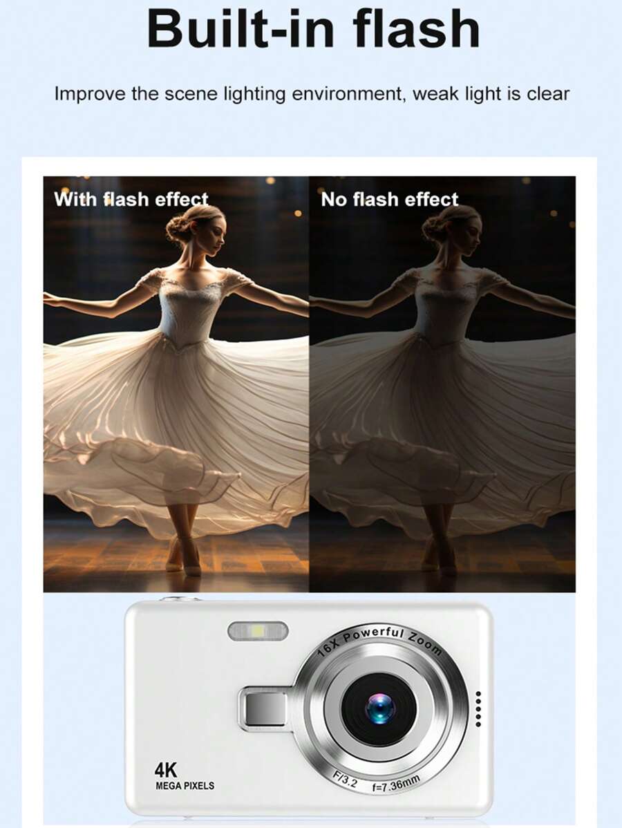 High Definition Mini Camera, Retro CCD Digital Camera, Portable Card ...