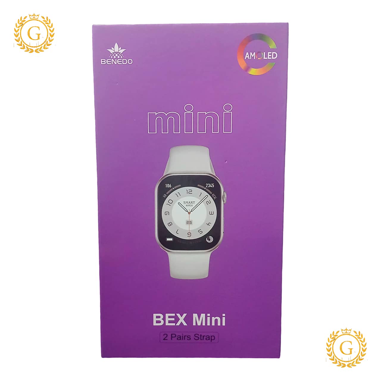 Reloj inteligente BEX Mini con 2 Correas Intercambiables! Pantalla ...