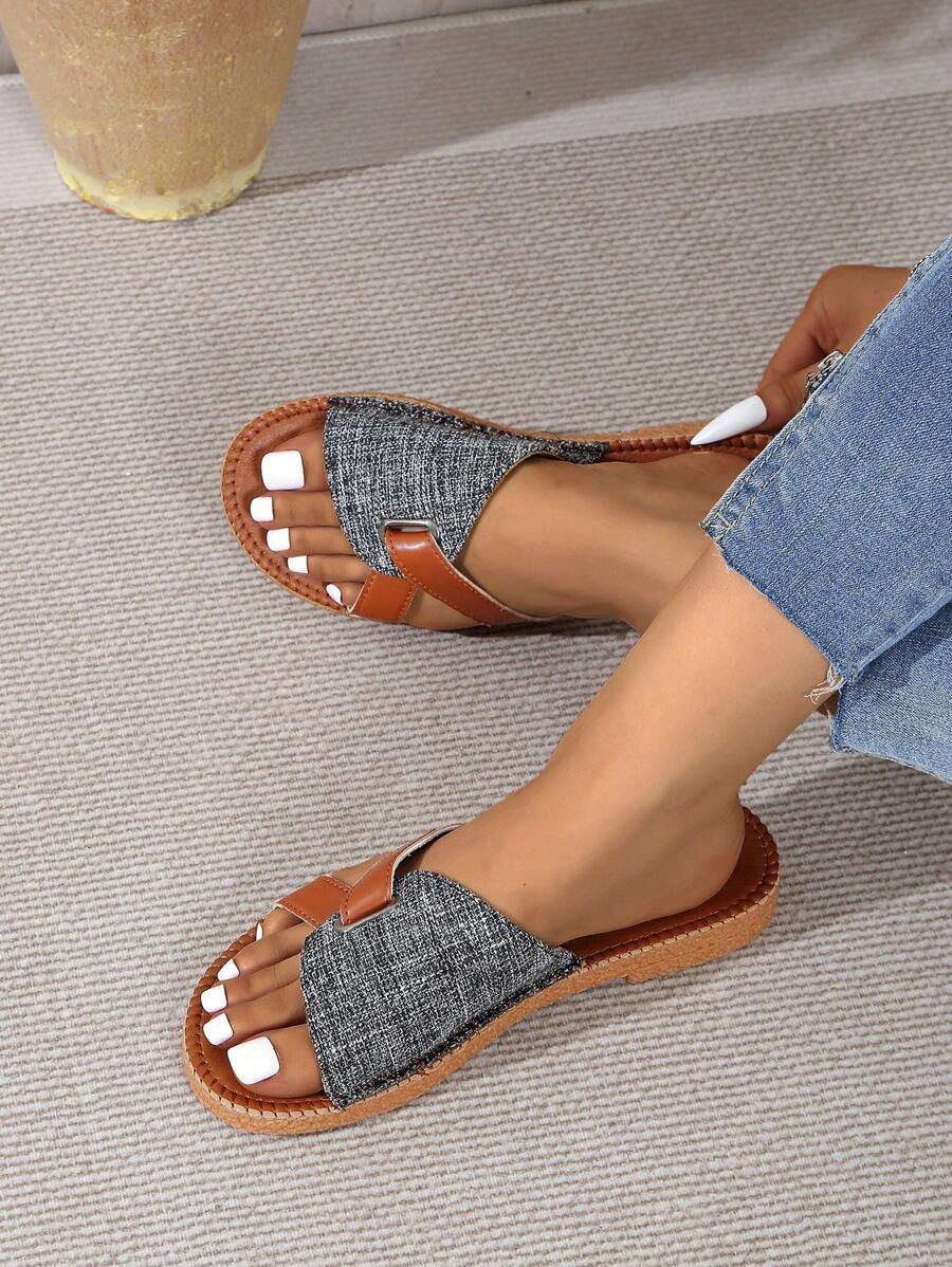 French Slip-On Slippers For Women, Summer Outdoor Fashion Trendy Flip ...