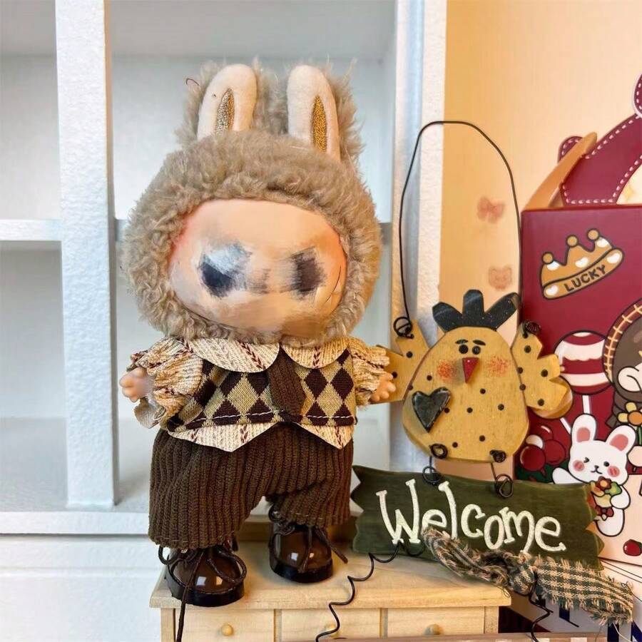 Excluding Shoes,Autumn/Winter Labubu Doll Outfits,Party Decoration ...