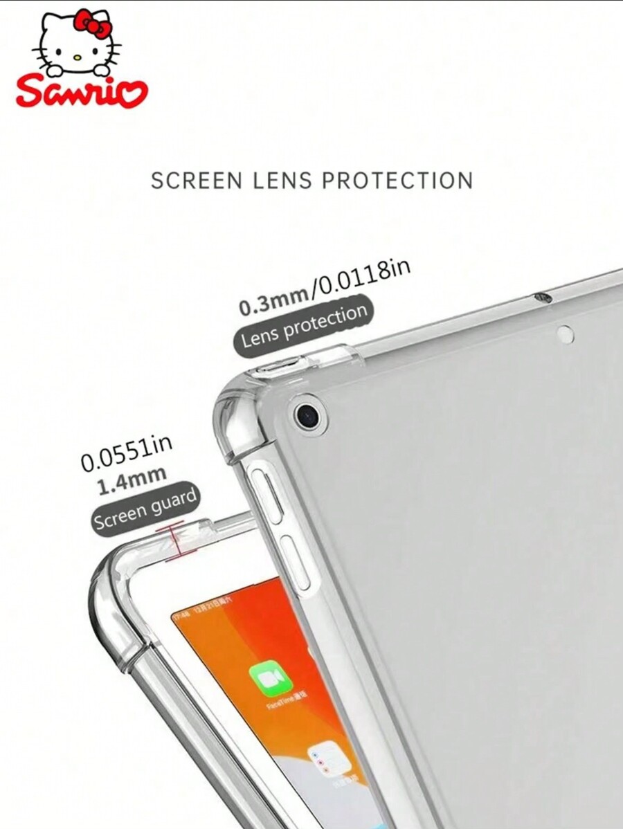 Sanrio Sanrio 1pc Cute Sanrio Triple Foldable Tablet Case Compatible ...