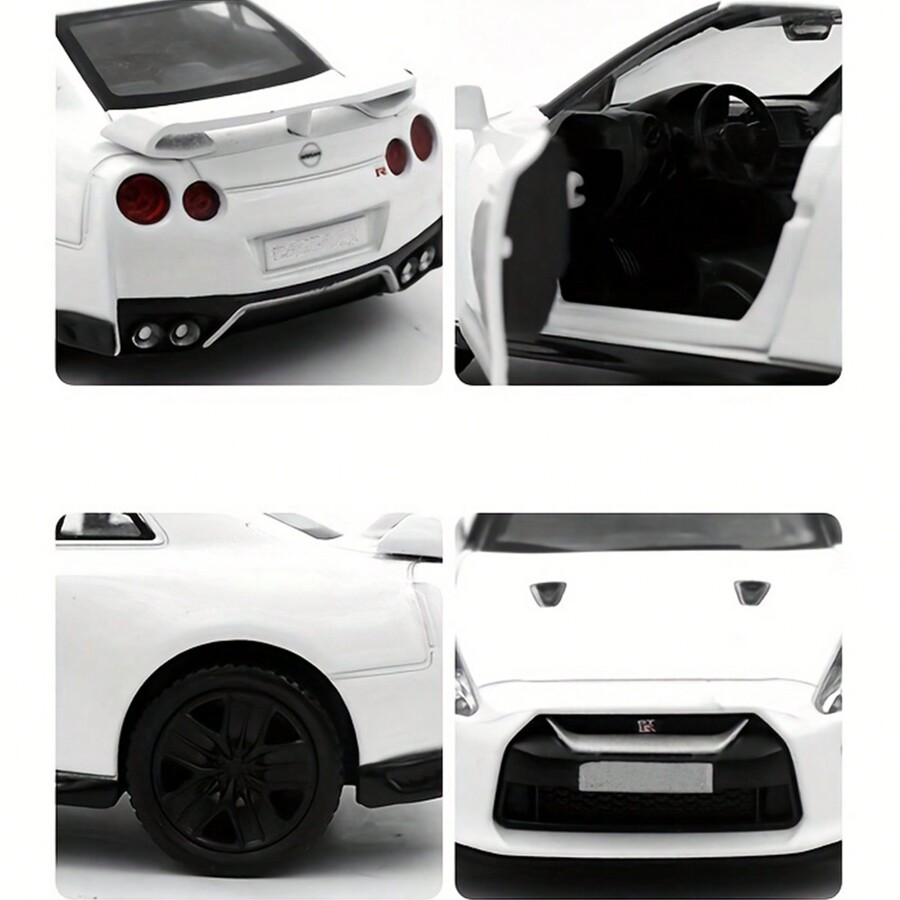 Makeda 1/36 Scale Nissan GTR R35 Diecast Model Cars,Pull Back Vehicles ...
