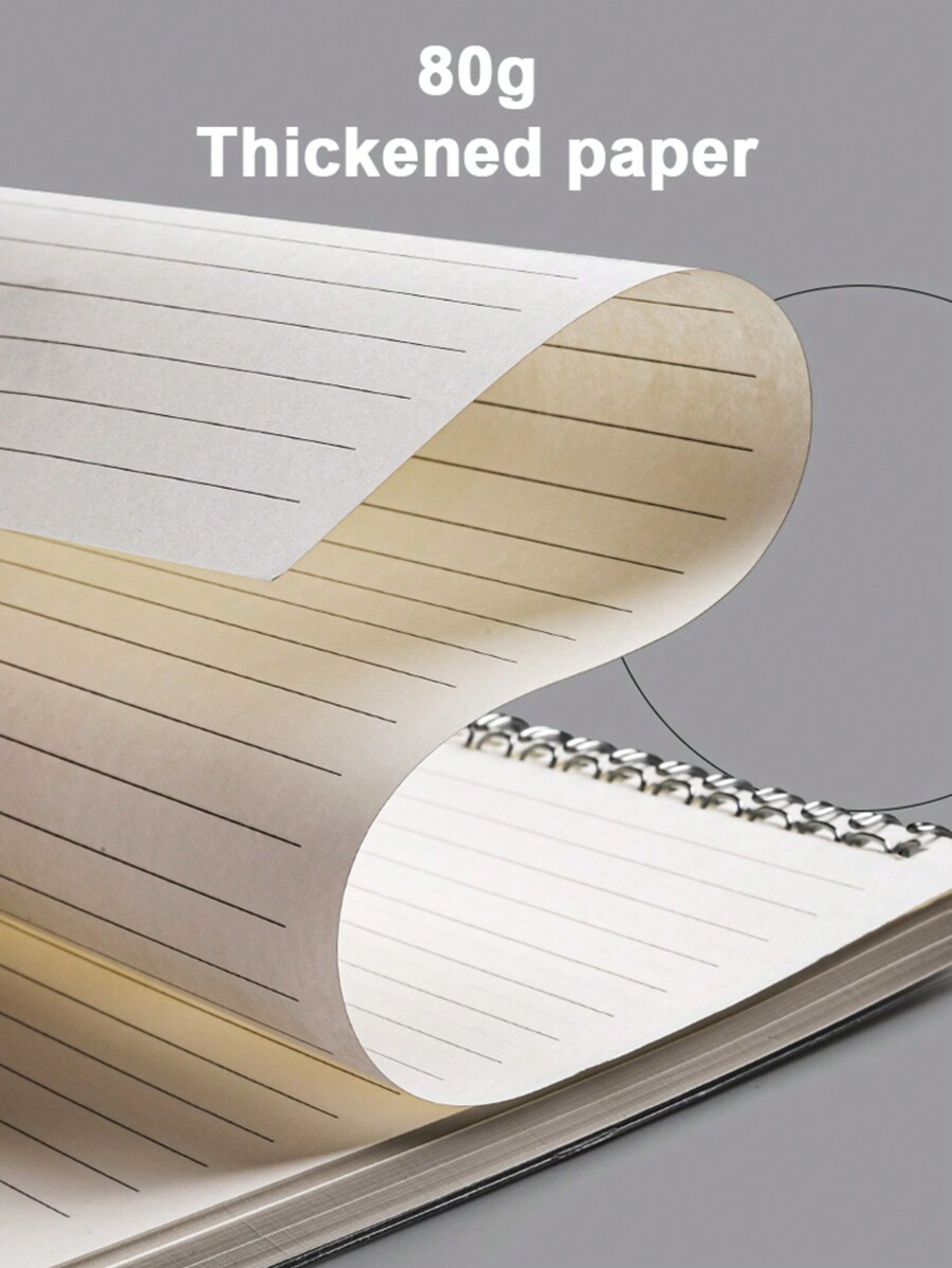 Flip-Top Spiral Notebook A4 A6 B5 Grid Line Ruled Notebook, Student ...