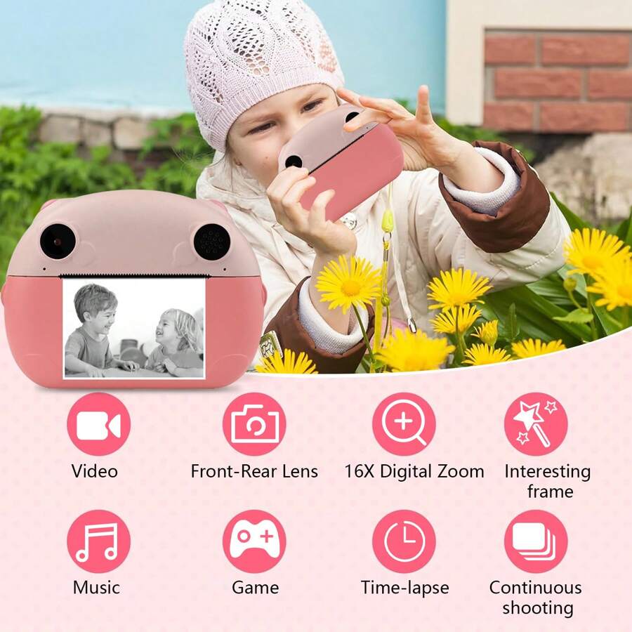 Kids Camera Instant Print Photos Christmas Birthday Gifts For Boys ...
