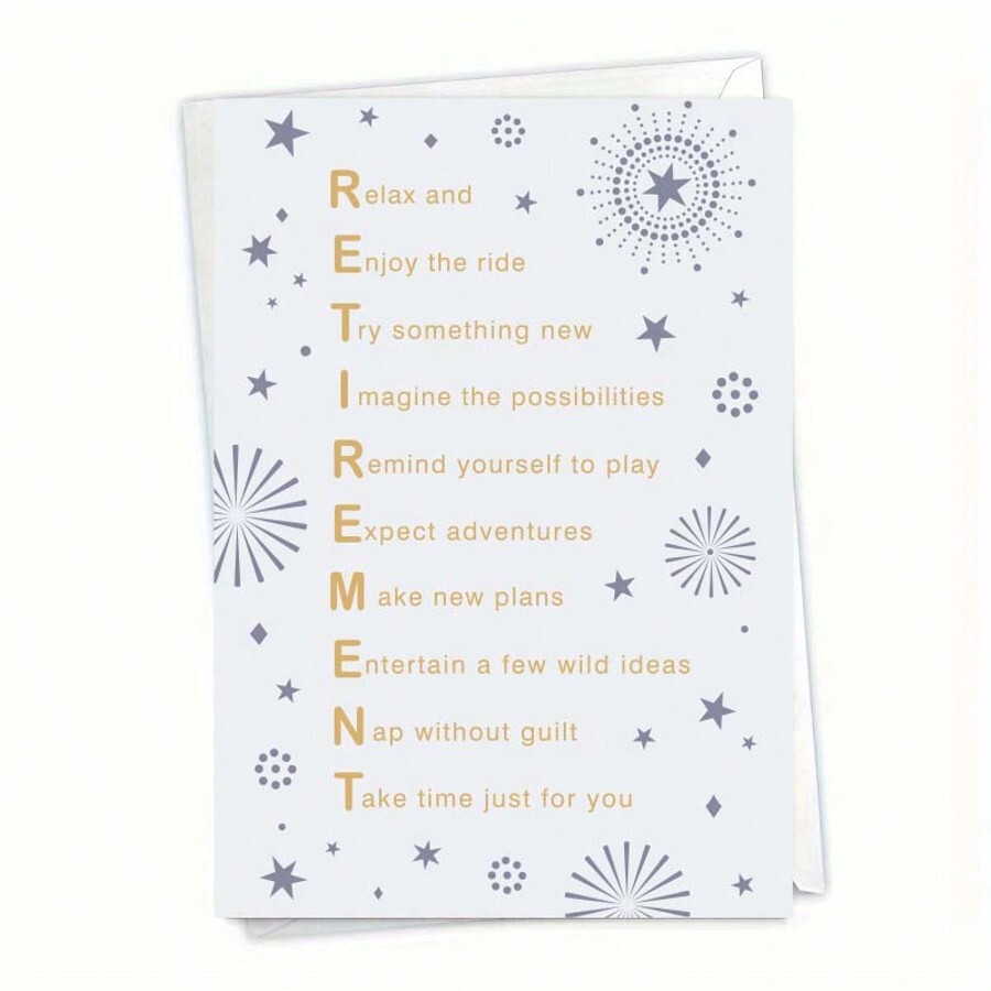 Funny Retirement Card Gift For Him Her _ Happy Retirement Gift Card For ...