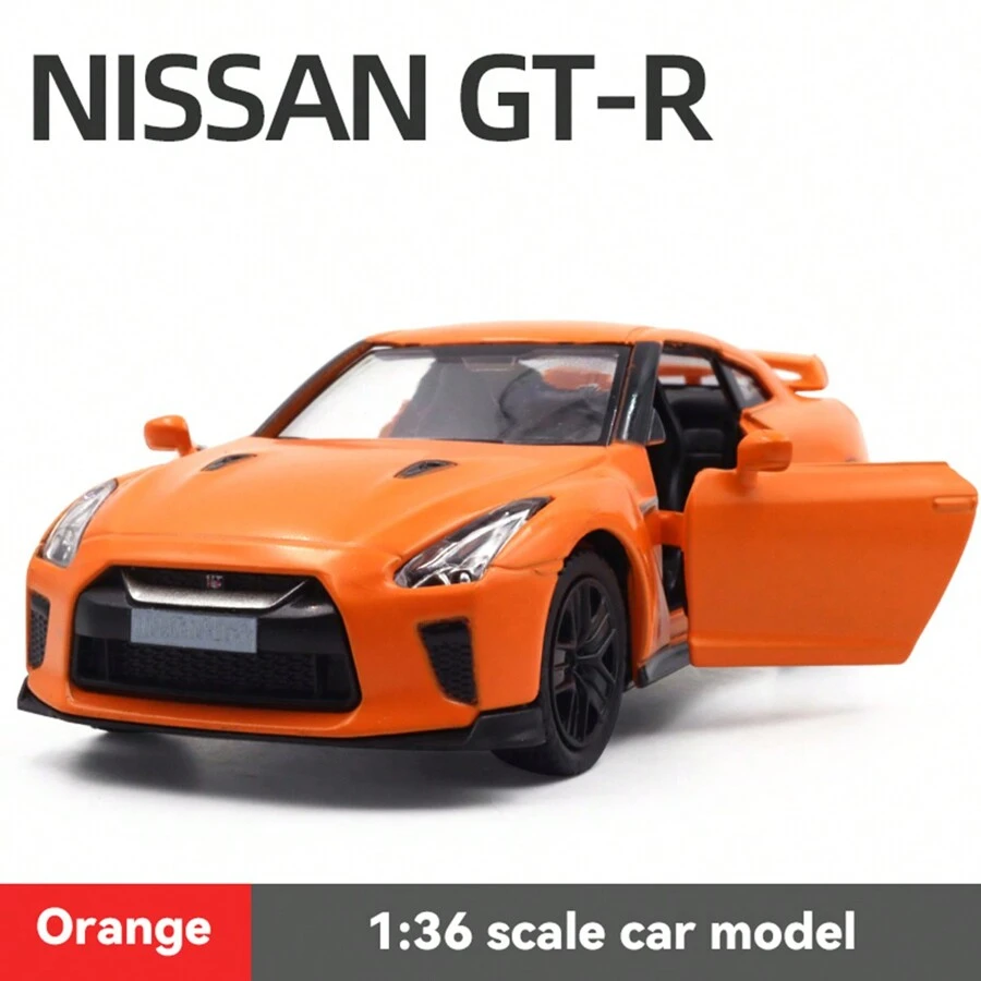 Makeda 1/36 Scale Nissan GTR R35 Diecast Model Cars,Pull Back Vehicles ...
