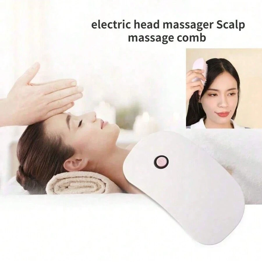 Electric Head Massage Comb With Vibration Massage, Releasing Head ...