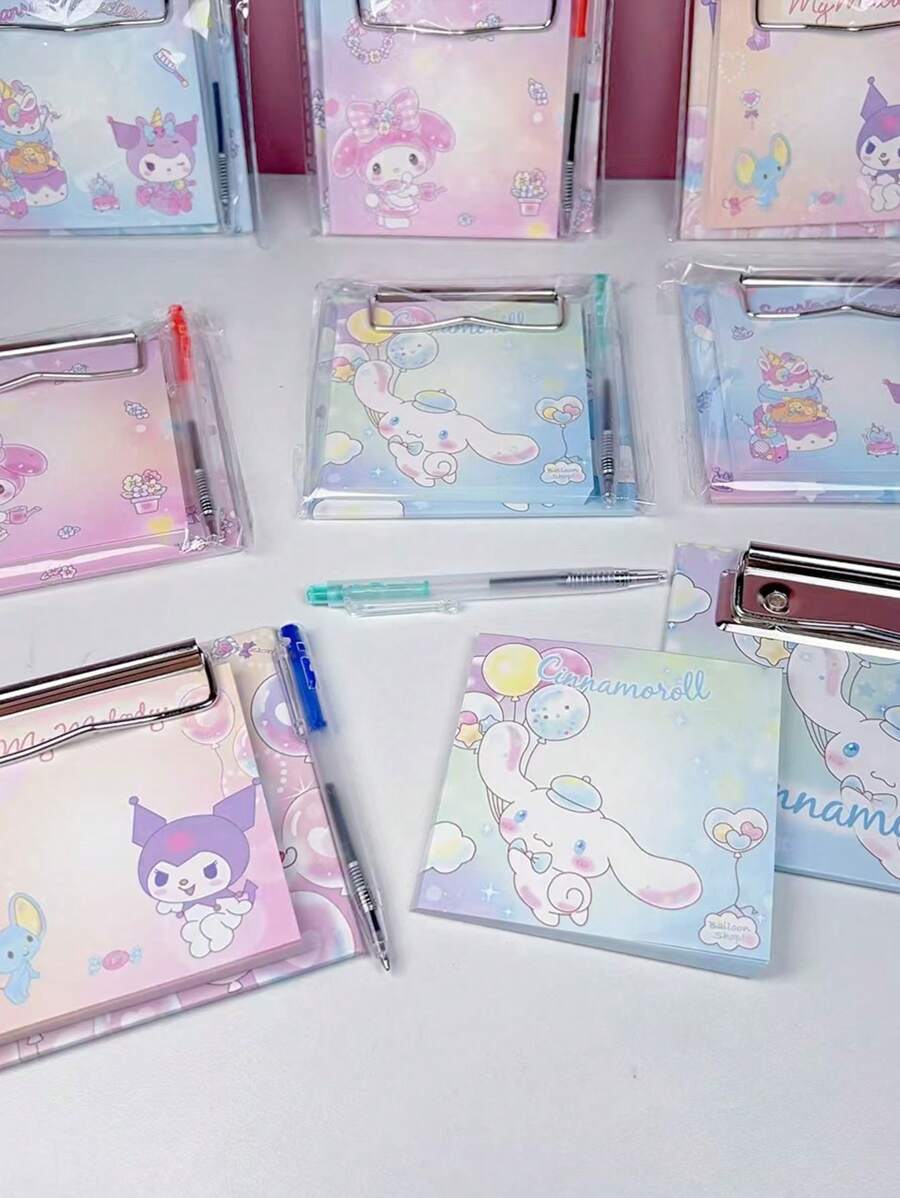Sanrio Set di blocco con penna e blocco note con personaggi Sanrio ...