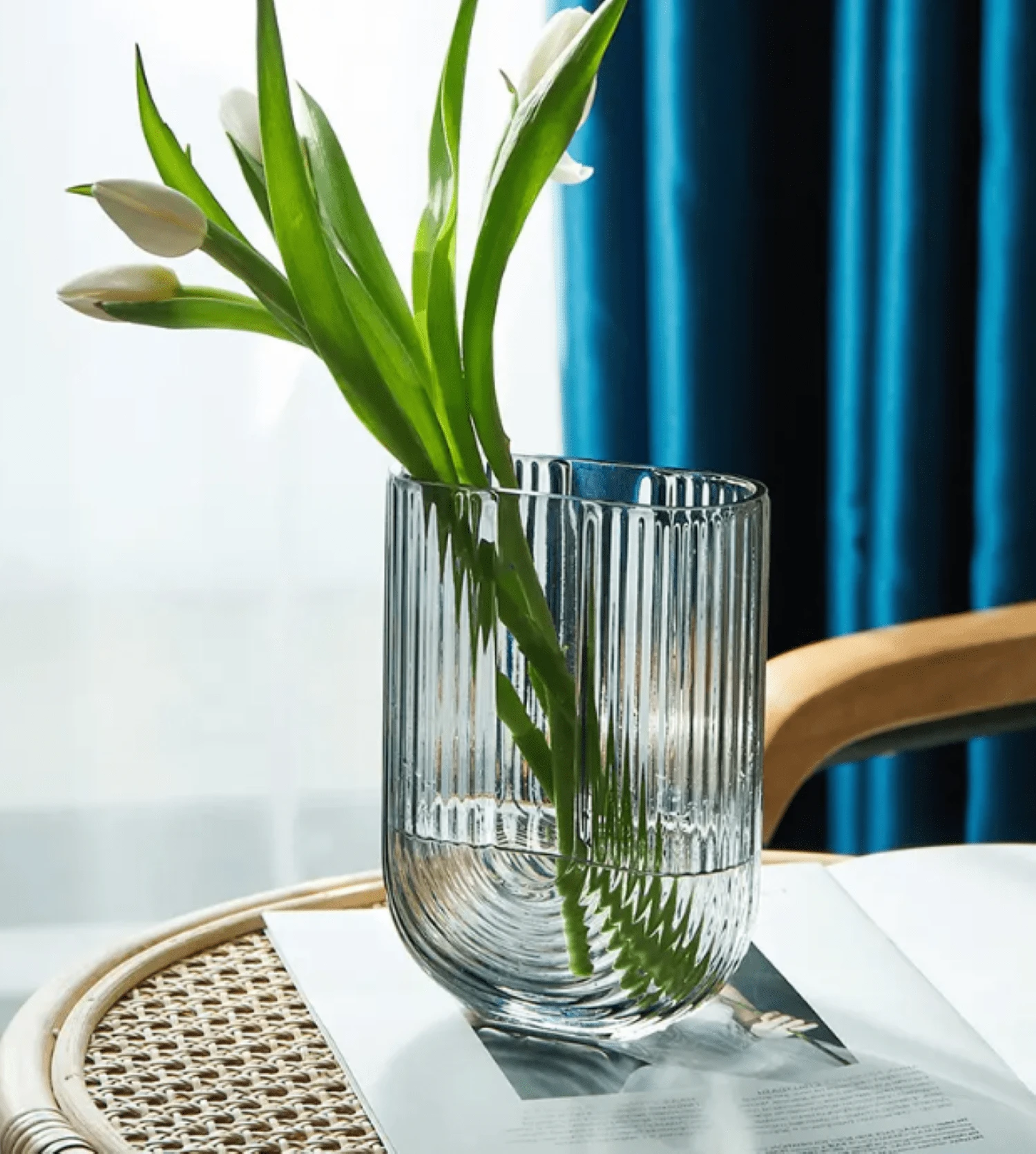 18cm Decorative Vase U Shape In Elegant, Resistant, Cut Glass | SHEIN USA