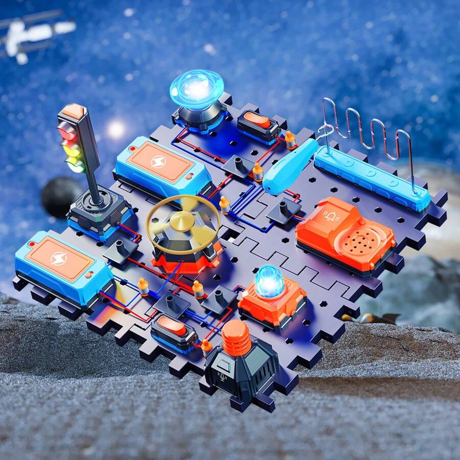 Electronics Exploration Kit, STEM Snap Circuits For Kids 8-12 ...