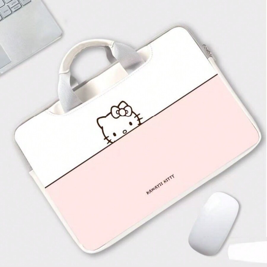 Sanrio 1 Hello Hello Hello Kitty Laptop Bag Pink Cute KT Kitten ...