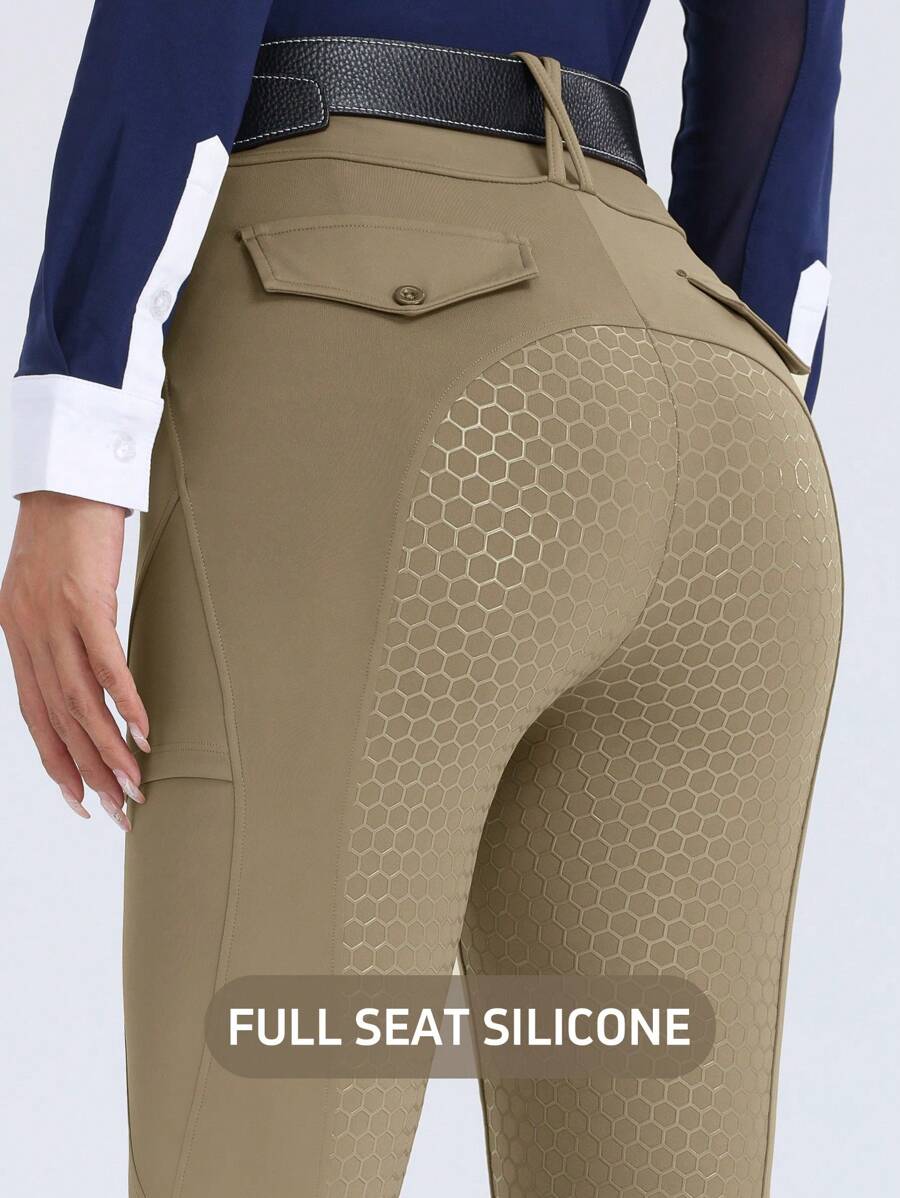 ROYALS MATTINI Women Equestrian Riding Pants With Full Silicone Anti ...