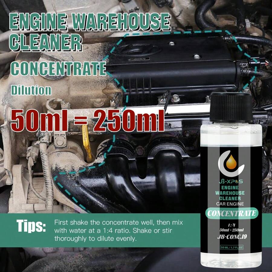 JB-XPCS CONCENTRATE Engine Bay Cleaner Car Engine Bay Cleaner Powerful Decontamination Remover ...