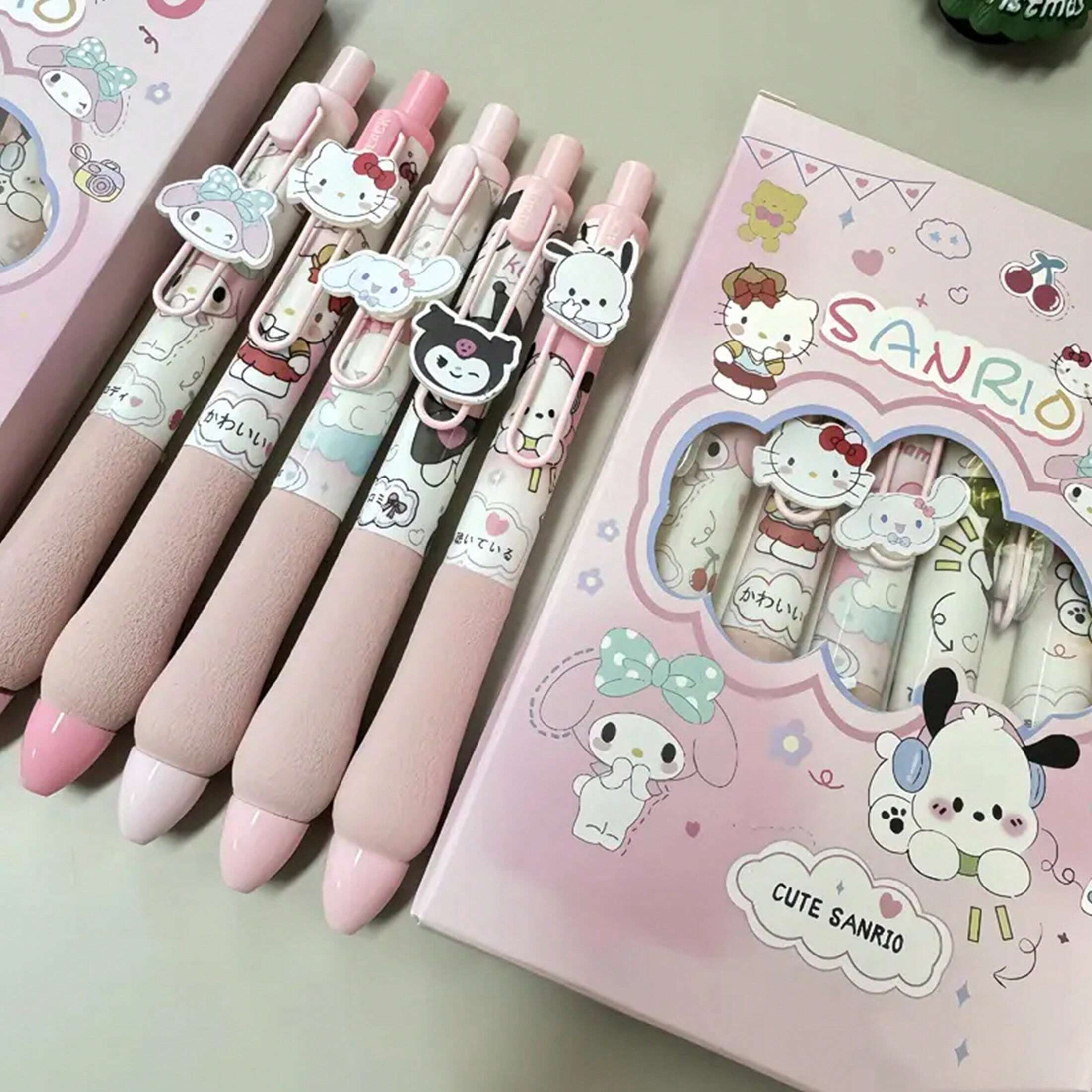 Sanrio Random Color Stylo To Bille Traceable Character Chat Black ...