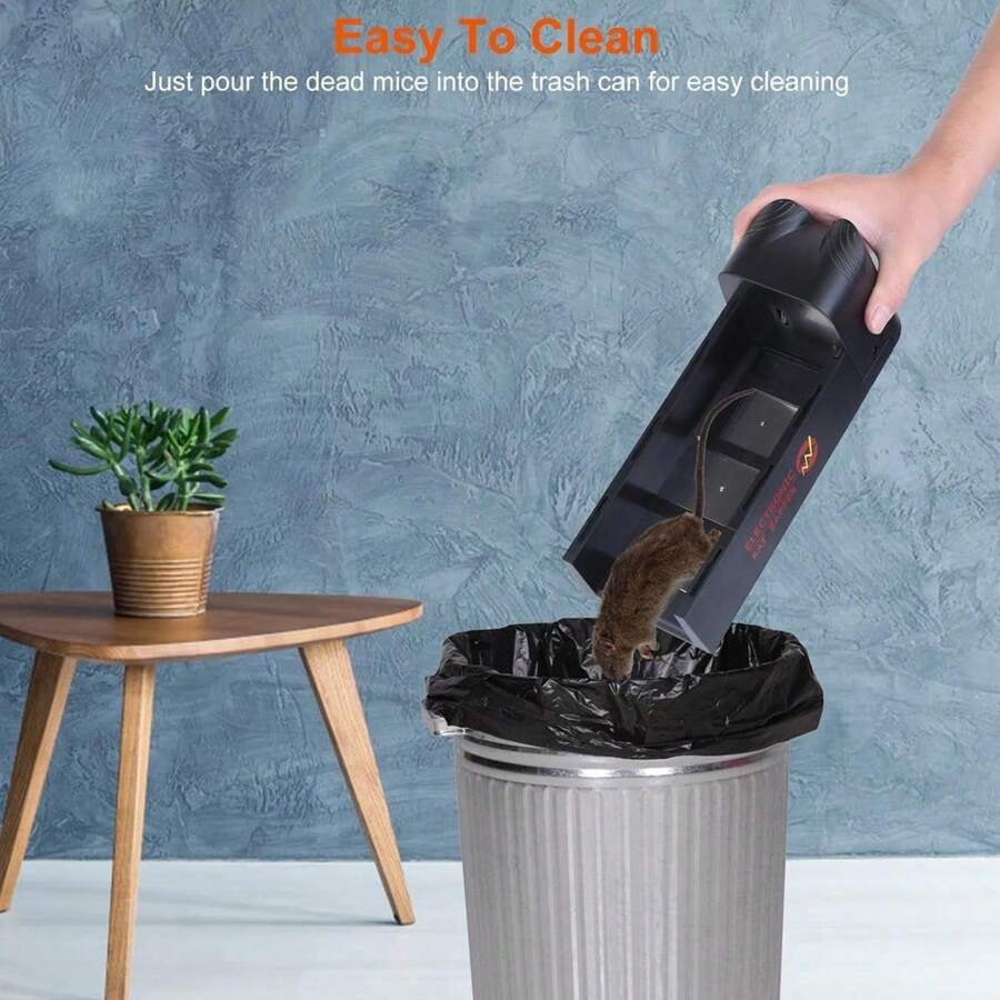 Electric Rat Trap Reusable Mice Trap Rodent Zapper Indoor Pest Control ...