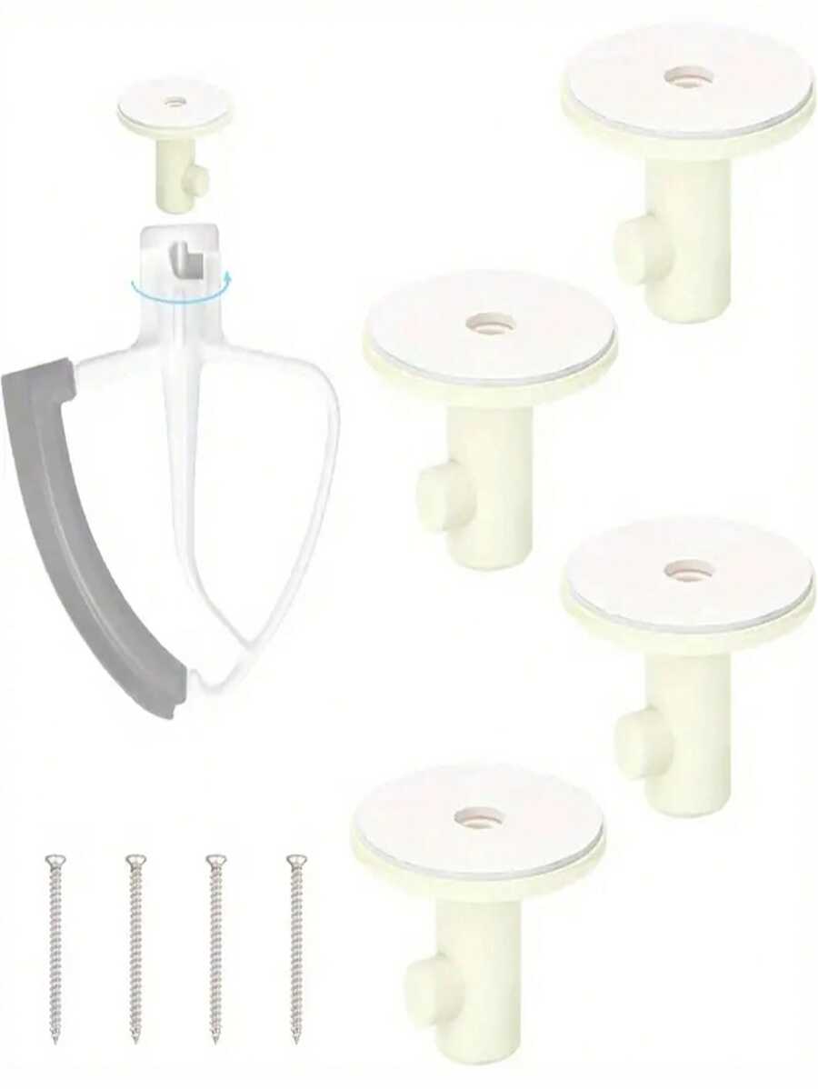 4-Piece Upright Mixer Stand, Kitchen Storage Organizer, With Spiral ...