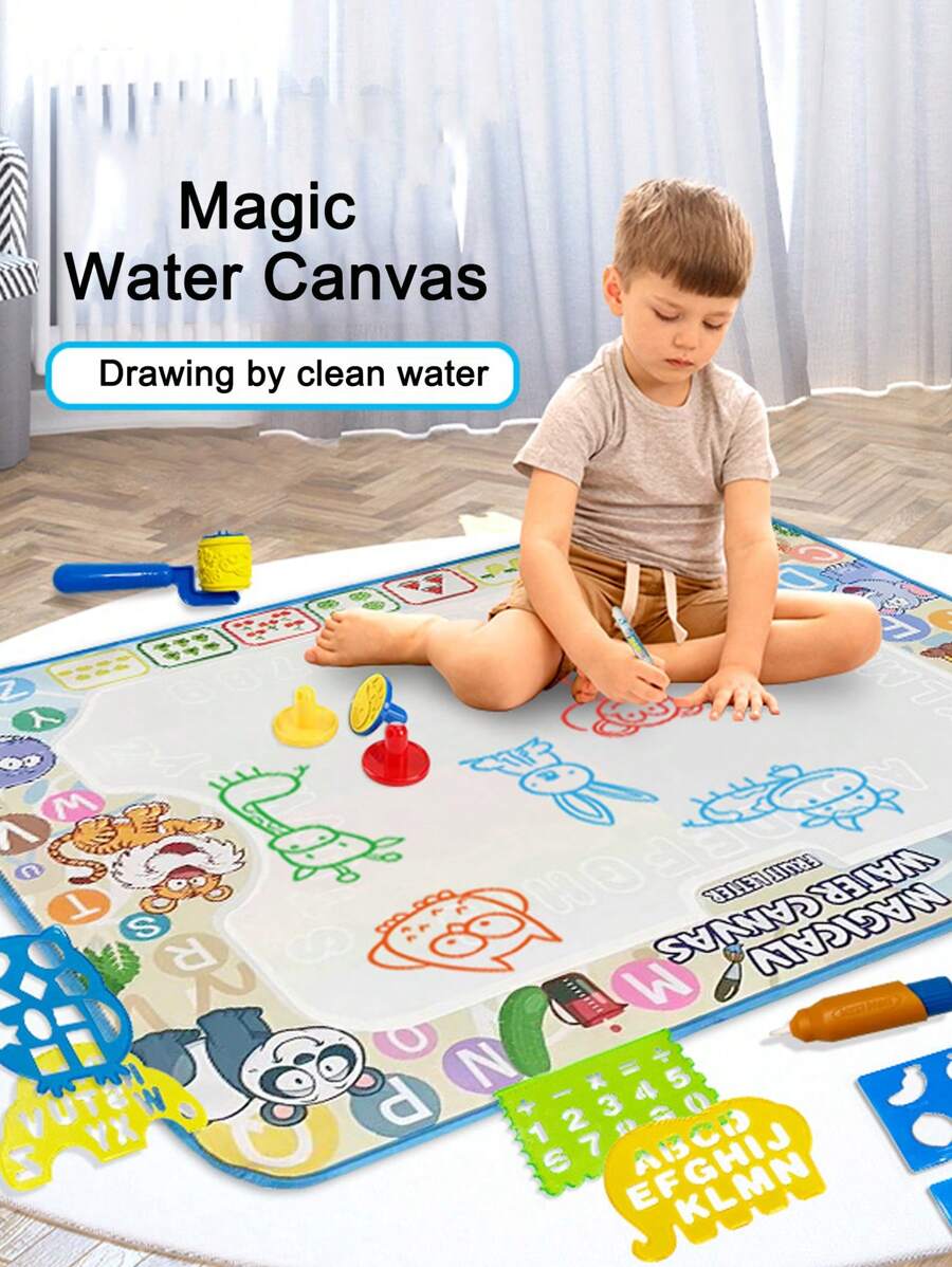 Magic Water Canvas Zoo&Vegetable Series With Free Pens Board ...