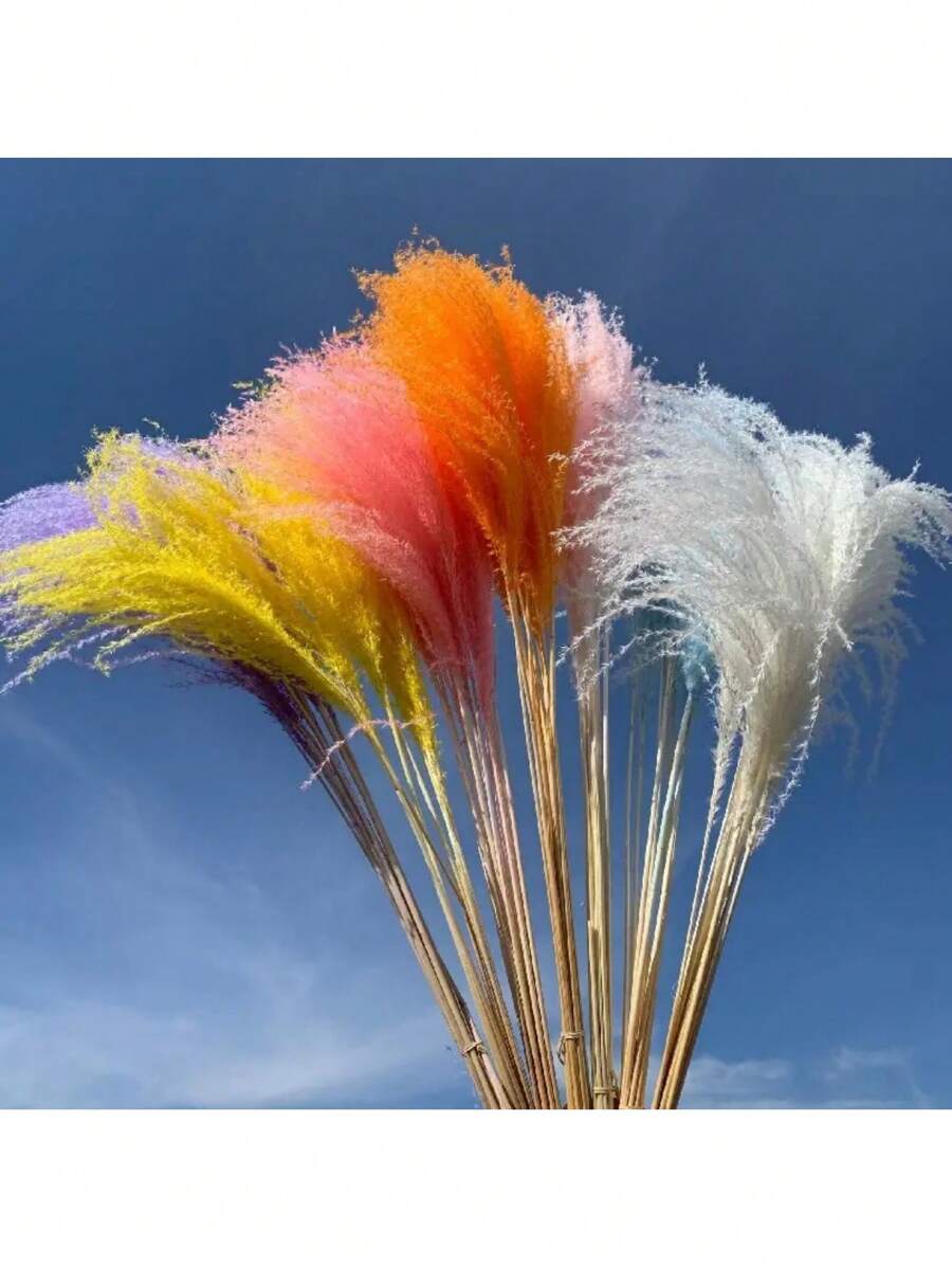 1 Bouquet Dried Flower Bunch, Wedding Venue Decor, Real Flower Prop ...