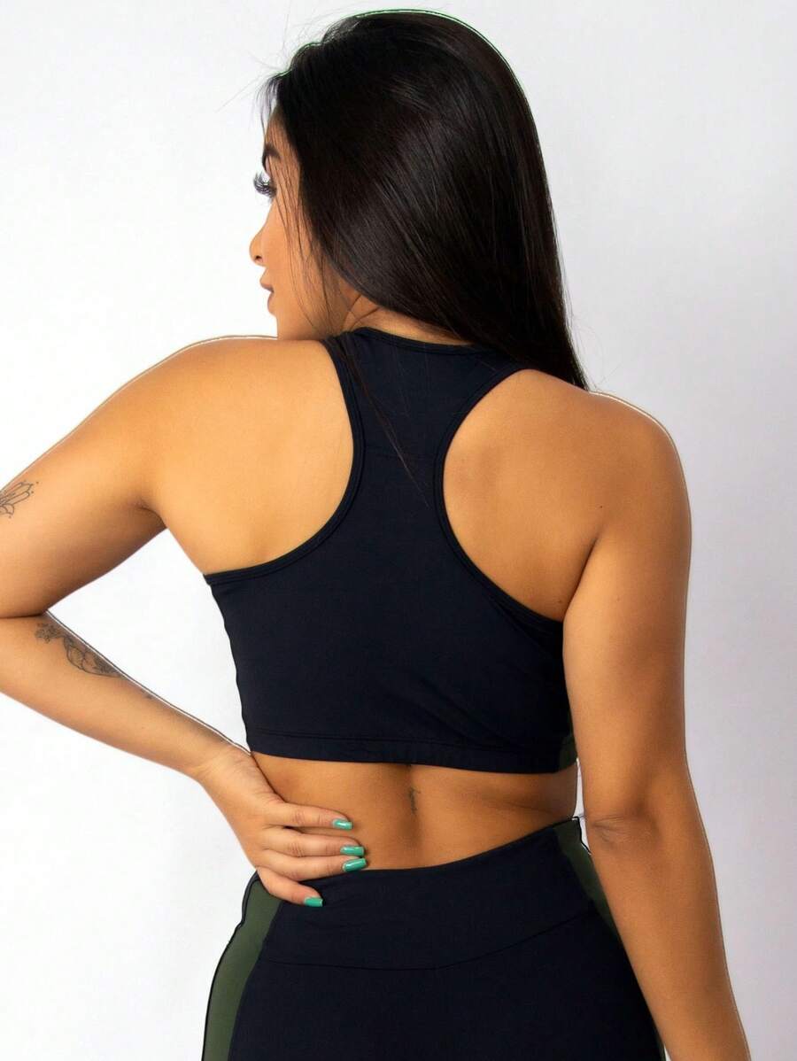 Women's Polyamide Fitness Gym Swim Top Whole FD Modas Training Top | Mode en ligne | SHEIN FRANCE