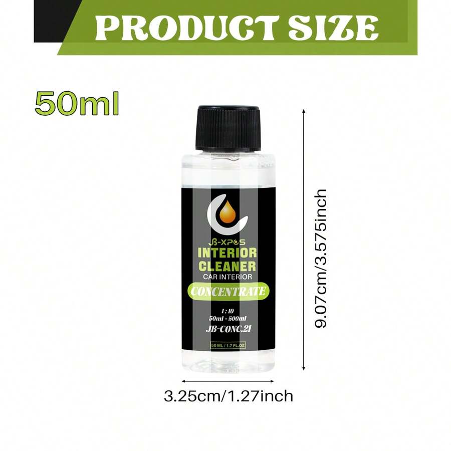 JB-XPCS 50ML CONCENTRATE Car Interior Cleaning Spray Agent Car Fabric Cleaning Tools Leather ...