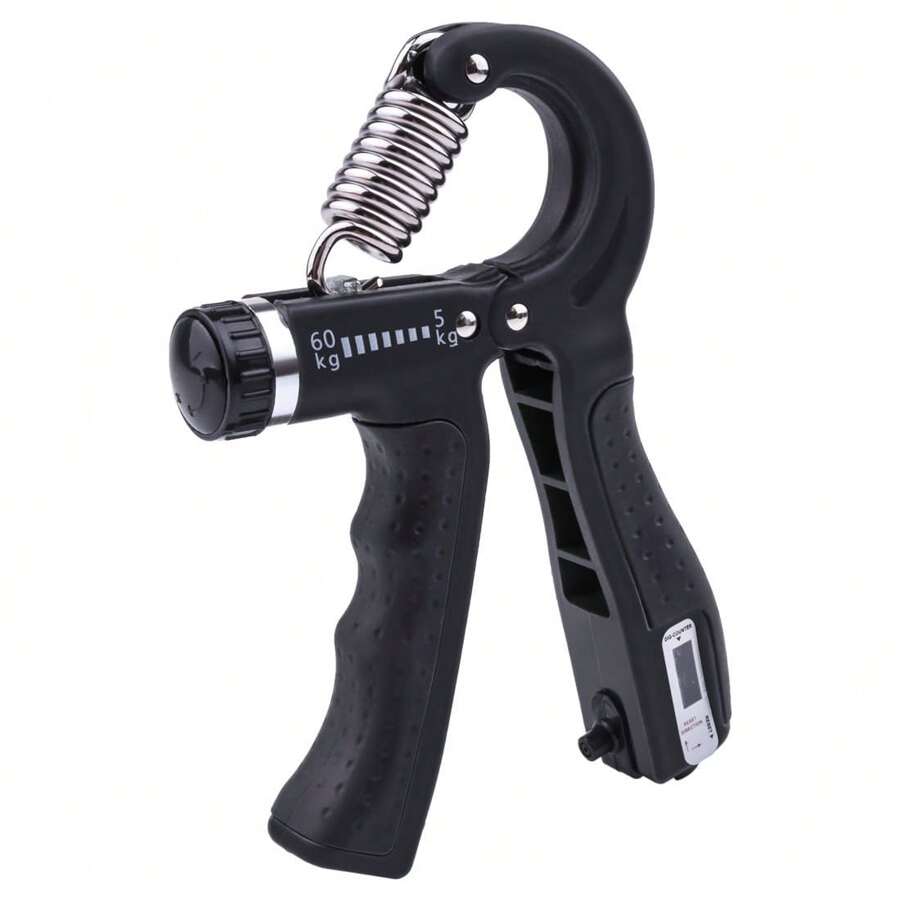 Adjustable 5-60KG R-Shaped Spring Mechanical Counter Grip Strengthener ...