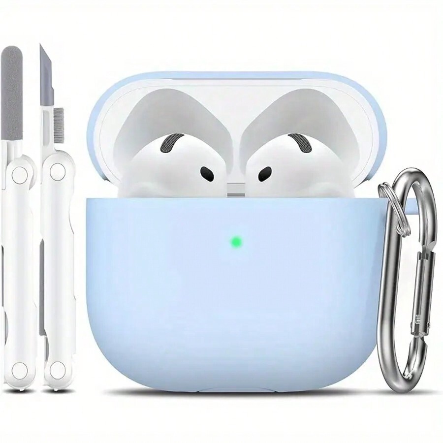 Zachte beschermhoes voor AirPods 4, volledige bescherming, compatibel met de nieuwste AirPods 4 ...