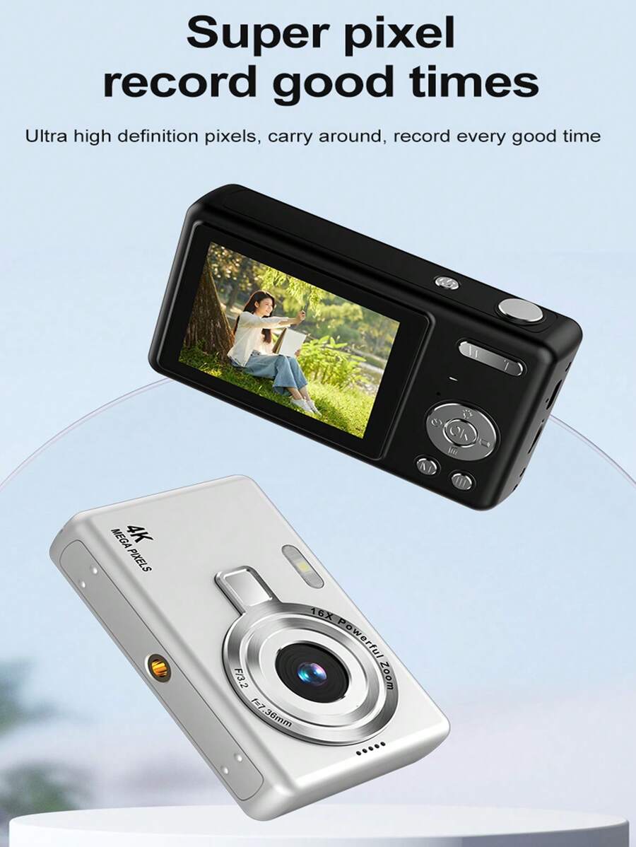 High Definition Mini Camera, Retro CCD Digital Camera, Portable Card Camera For Photo Shooting ...