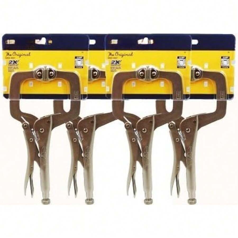 Vise-Grip 11SP(20) 11-Inch Locking Clamp With Swivel Pads (4 Pack) By ...