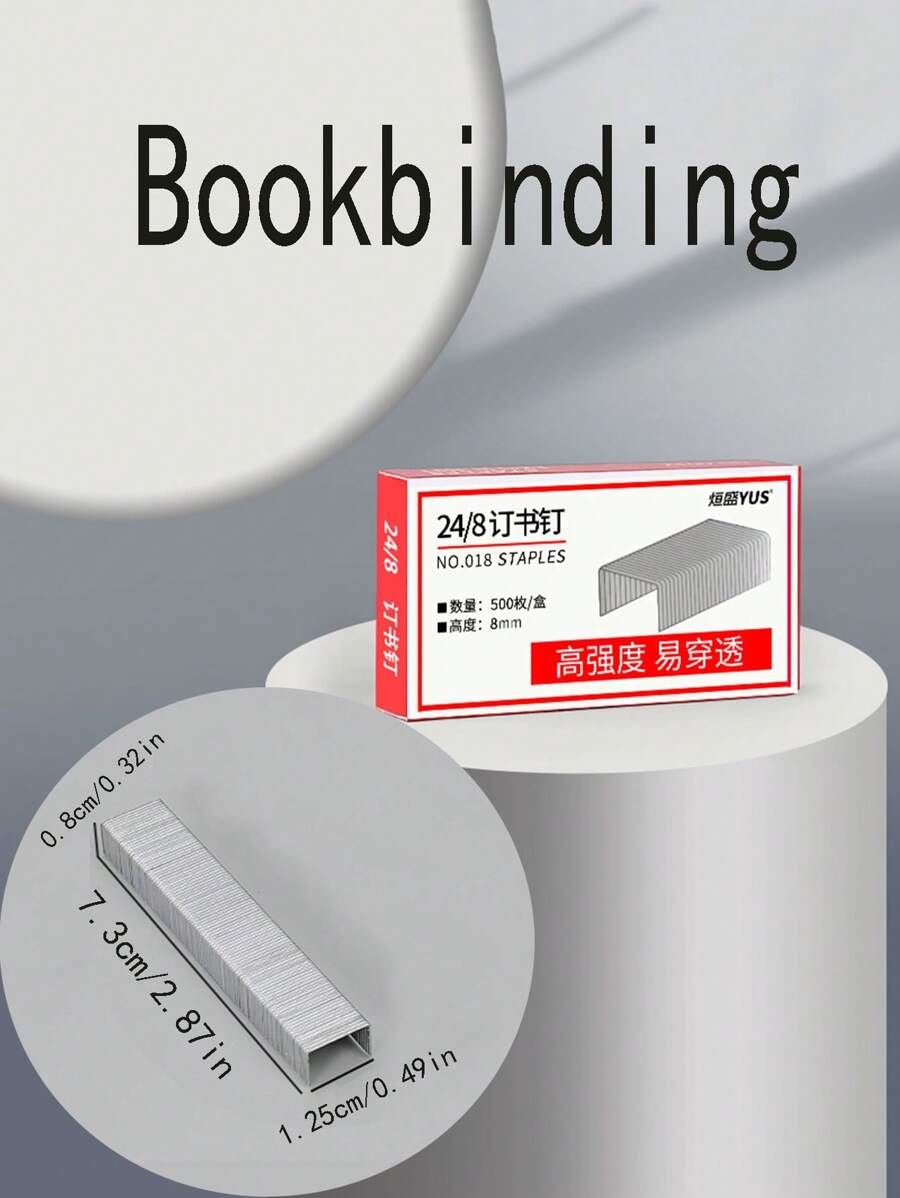 1pc Elongated Stapler For Office & Student Use, Heavy Duty Thick Book ...